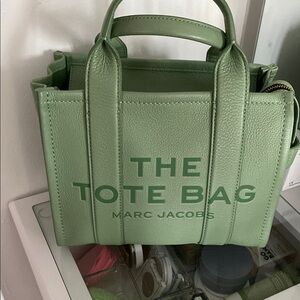 Marc Jacobs | Bags | Marc Jacobs Green Tote Bag | Poshmark